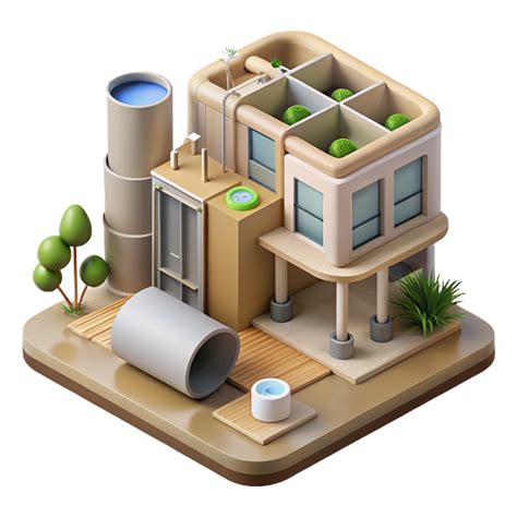 Extraordinary Creative Sustainable Architecture Concept Diagram Isolated Premium 57860884 Png