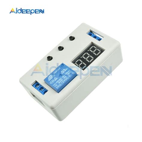 dc 12v led digital time delay relay module programmable timer relay co