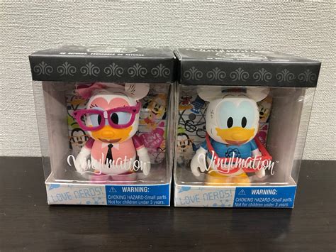 ディズニー バイナルメーション 2点 フィギュア ドナルド デイジー メガネ 9y58 60その他｜売買されたオークション情報、yahoo