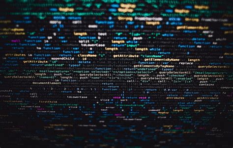 Dark Screen Data Screen Source Code Source Code Programming