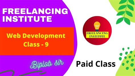 web development class 09 by biplob sir youtube