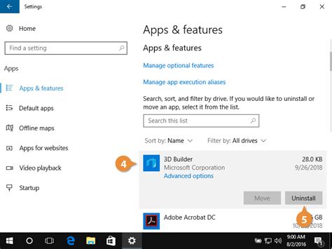 Uninstall Apps In Windows 10 Customguide
