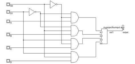 4 To 1 Mux Circuit Diagram