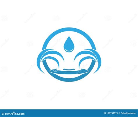 Water Drop Logo Design Template Stock Vector Illustration Of Energy