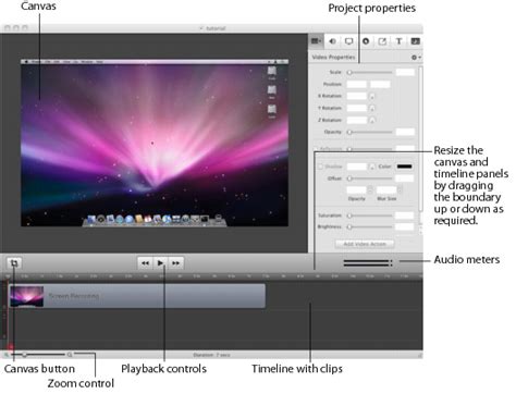 editing window overview