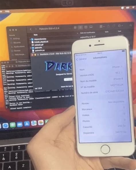 Darkra1n Outil De Bypass Icloud Pour Iphone Et Ipad
