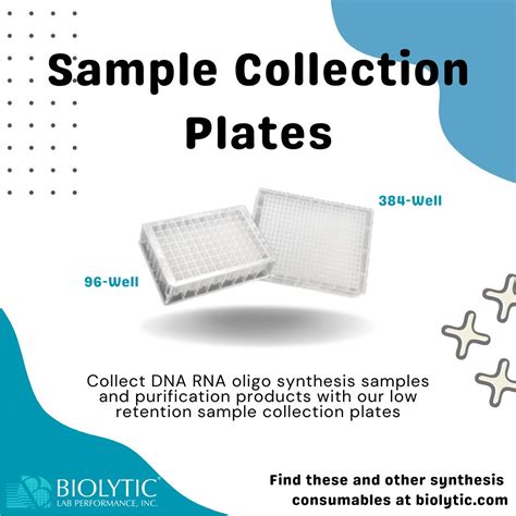 Biolytic Lab Performance Inc On Linkedin 🔷 Collect Dna Rna Oligo Synthesis Samples And