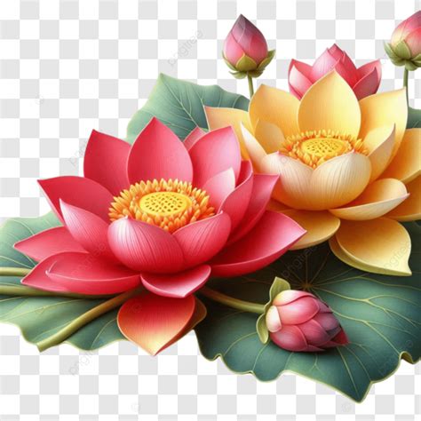 녹색 잎과 신선한 우아함 사이에 생기 넘치는 핑크색 연꽃이 피어납니다 녹색 잎과 신선한 우아함 사이에 생기 넘치는 핑크색 연꽃이 피어납니다 개화하다 녹색 잎 Png