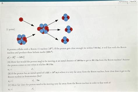 [solved] 1 Point A Proton Collides With A Boron 11 Nucle