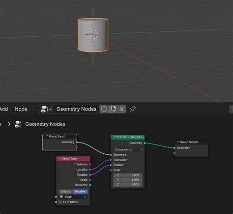 Help Using Edges To Rotate Mesh In Geometry Nodes Tutorials Tips And