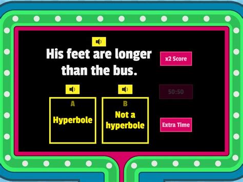 Hyperbole Or Not A Hyperbole Gameshow Quiz