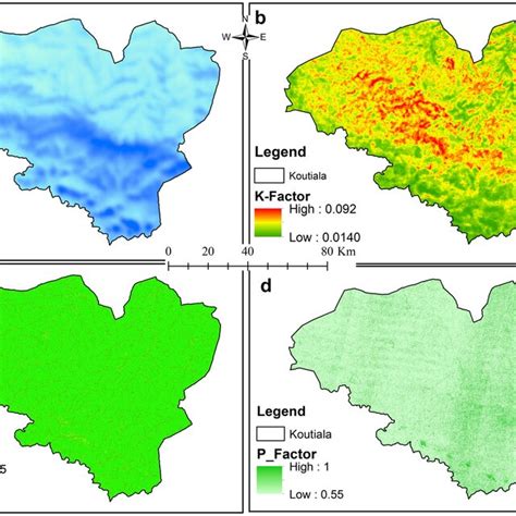 Spatial Pattern A R Factor B K Factor C Ls Factor D P Factor In Download Scientific Diagram