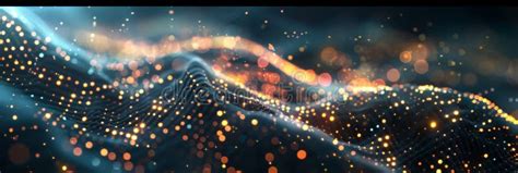 Big Data Background Abstract Digital Technology Flow Pattern Big Data