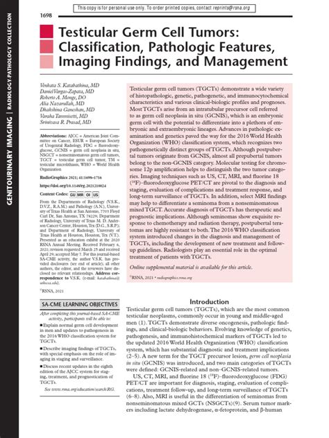 Katabathina Et Al 2021 Testicular Germ Cell Tumors Classification
