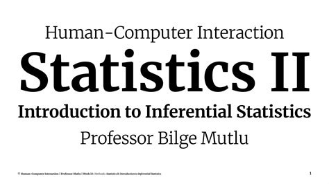 pdf human computer interaction statistics ii dokumen tips