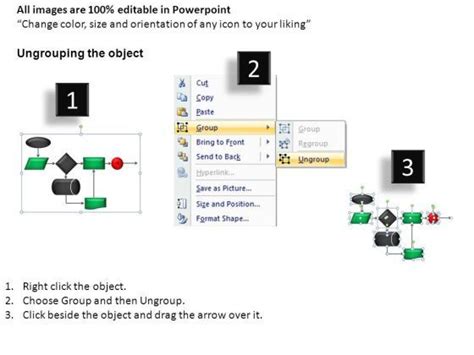 Example Of Editable Flowchart Process Slide In PowerPoint