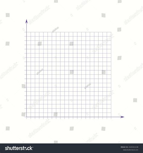 Grid Paper Mathematical Graph Cartesian Coordinate Stock Vector Royalty Free 2143311139