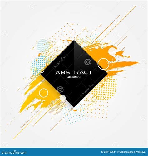 Abstract Grunge Modern Border Frame Design Background Vector