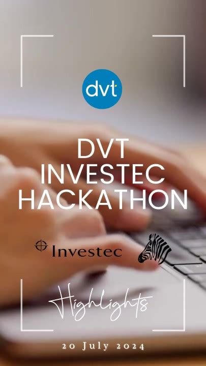 Dvt On Linkedin Dvtinvestechackathon Techinnovation Collaboration
