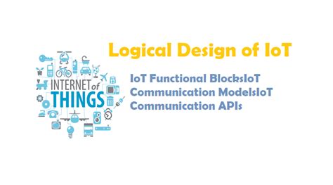 Logical Design Of Iot Iot Communication Models And Apis