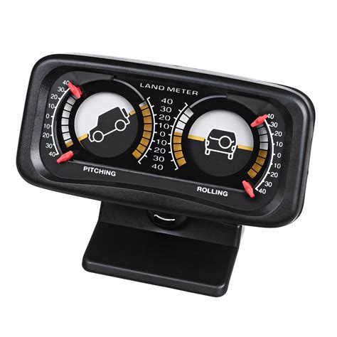 12v Car Two Barreled Backlight Inclinometer Compass Balance Level Slope