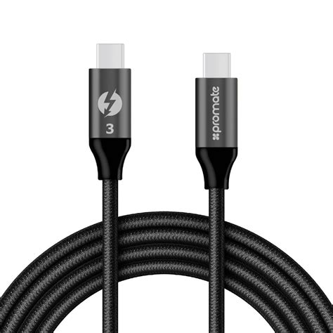 Promate Usb C To Usb C Thunderbolt Mesh Armoured Cable At Mighty Ape Nz