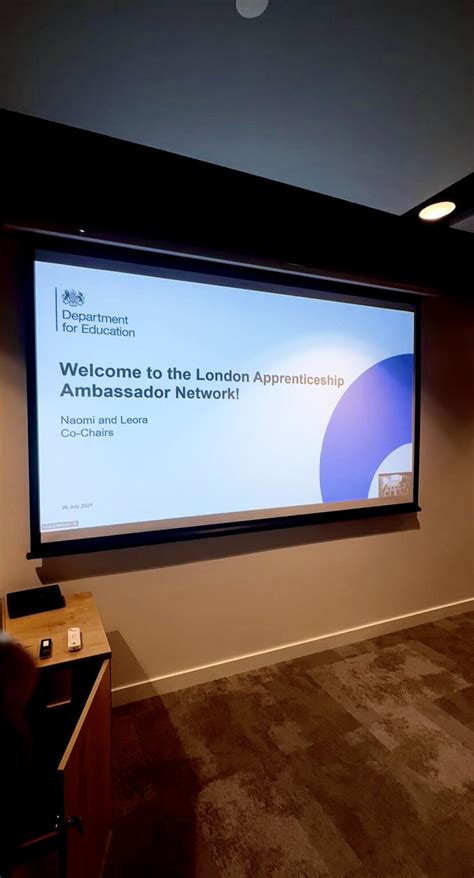 It Was Such A Pleasure Attending The London Apprenticeship Ambassador
