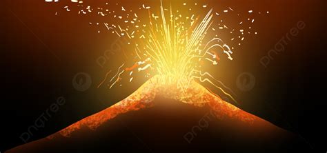 화산 분화 화재 불꽃 그림 화산 폭발 불 배경 일러스트 및 사진 무료 다운로드 Pngtree