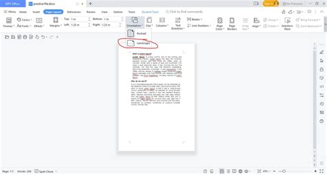 How To Change Orientation Of One Page In Word Mac WPS Office Academy