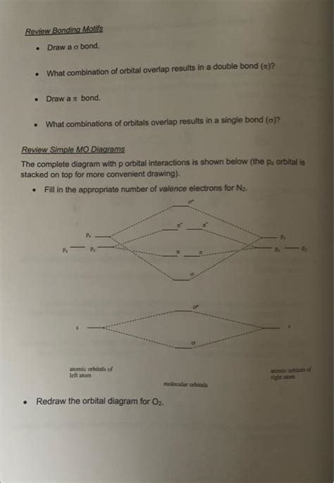 solved reviow bonding motifs draw a c bond what