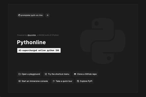 Python Online Online Python Ide Made With Svelte