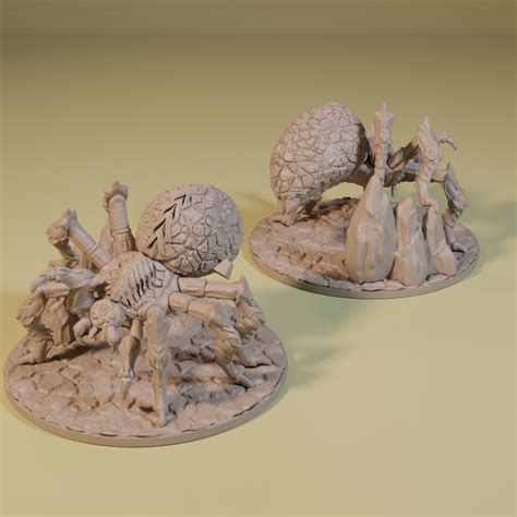 3d Printable Tsuchigumo Earth Spider Yokai By Steam Tatsu