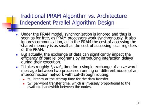 Ppt Lecture 8 Architecture Independent Mpi Algorithm Design Powerpoint Presentation Id4741542