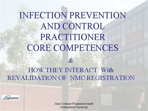 Infection Prevention And Control Practitioner Core Competences How