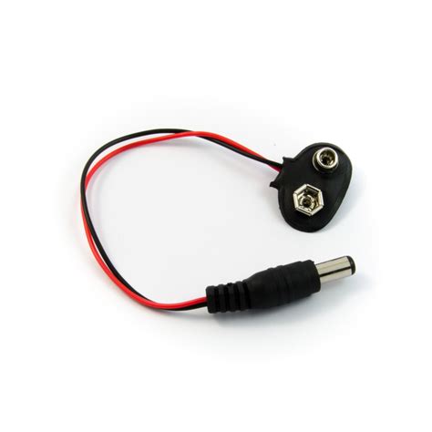 Arduino 9v Battery Connector With 5 5mm 2 1mm Dc Plug Bastelgarage Electronics Online Store