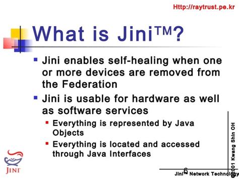 Jini Network Technology