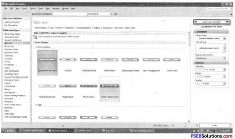 Pseb 10th Class Computer Notes Chapter 8 Microsoft Publishers Ii Pseb Solutions