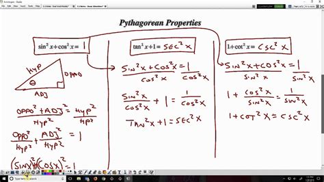Simplifying Trigonometric Expressions Youtube