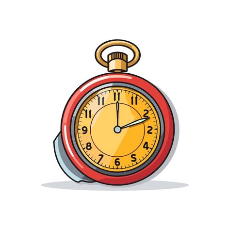 Premium Vector Vector Stopwatch Timer Cartoon Icon
