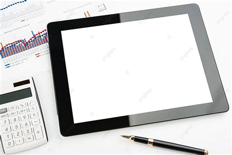 Fondo Tablet Pc En Una Mesa De Tecnología De Palmtop De Lugar De Trabajo De Hombre De Negocios