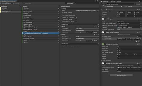 turn vertically using xri default input actions unity engine unity