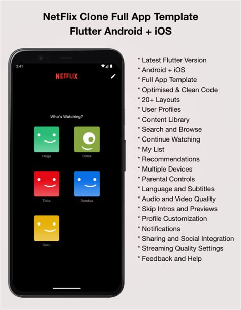 Netflix Clone Full App Template Flutter Android Ios Initappz