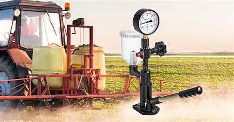 Mophorn Diesel Fuel Injector Tester 400bar 6000psi Dual Scale Gauge