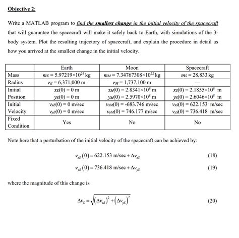 Solved Objective 2 Write A Matlab Program To Find The