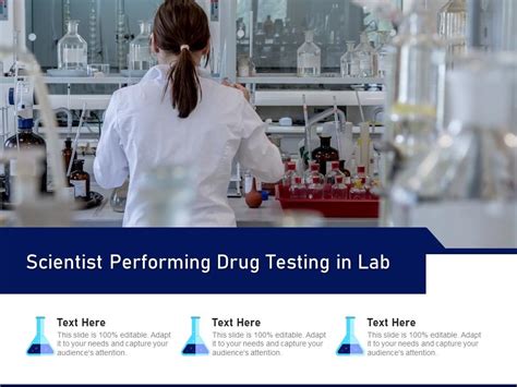 Scientist Performing Drug Testing In Lab Ppt PowerPoint Presentation Gallery Show PDF