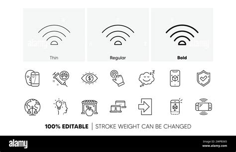 Face Biometrics Game Console And Sleep Line Icons For Web App Printing Line Icons Vector
