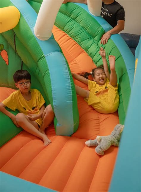 에어바운스 대여 소음 단점 빼고 전부 만족 여름방학 거실의 실내놀이터화 네이버 블로그