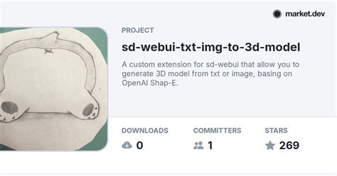 Sd Webui Txt Img To 3d Model Ecosystem Directory Marketdev
