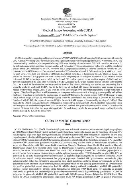 [pdf] medical image processing with cuda