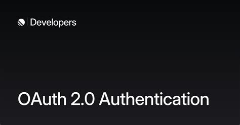 oauth 2 0 authentication linear developers
